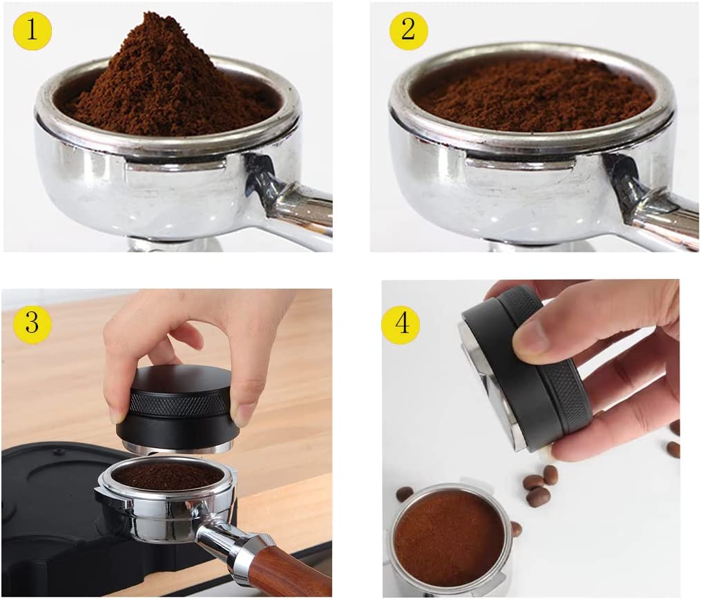 51mm Adjustable Coffee Leveler (distributor) Barista Tamper La Pavoni ...